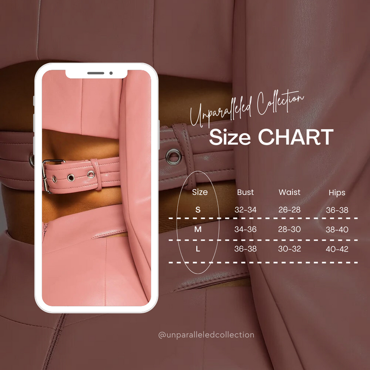 Size Chart – Unparalleled Collection